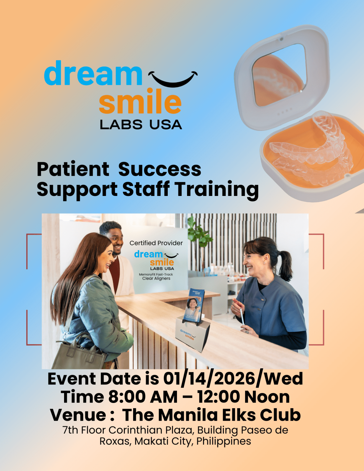 Receptionist and Staff Training – DreamSmile Labs
